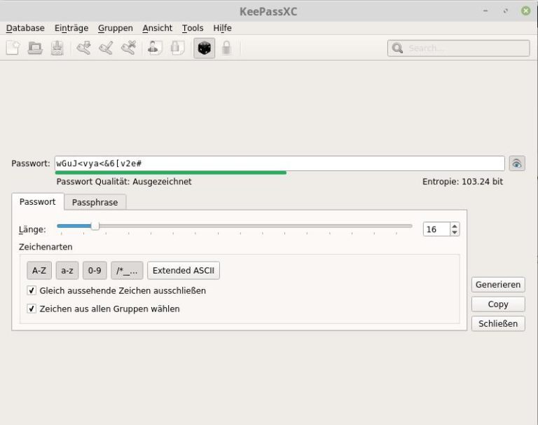 KeePassXC 2.2.0 mit Passwort-Generator ist veröffentlicht