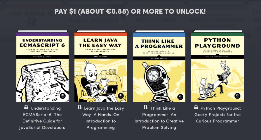 Coder's Bookshelf von No Starch Press - 14 Bücher als Schnäppchen