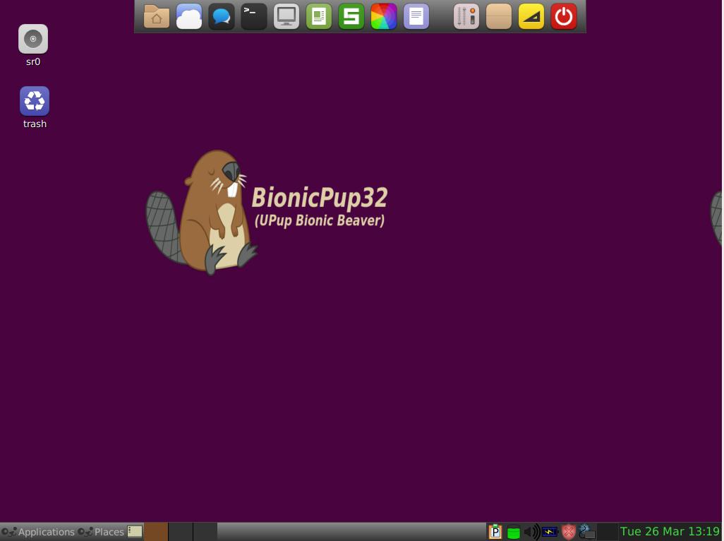 Puppy Linux 8.0 ist ein BionicPup: 32- und 64-Bit - Screenshot-Tour