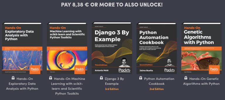 The Ultimate Python Bookshelf – Bunch-Bundle von Packt