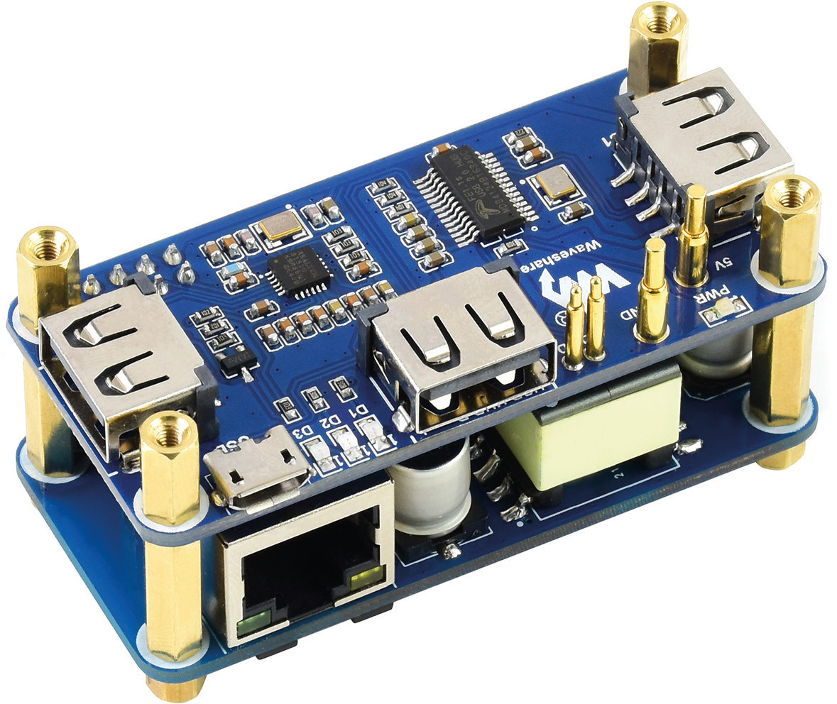 PoE USB Hub HAT für Raspberry Pi Zero – interessante Erweiterung