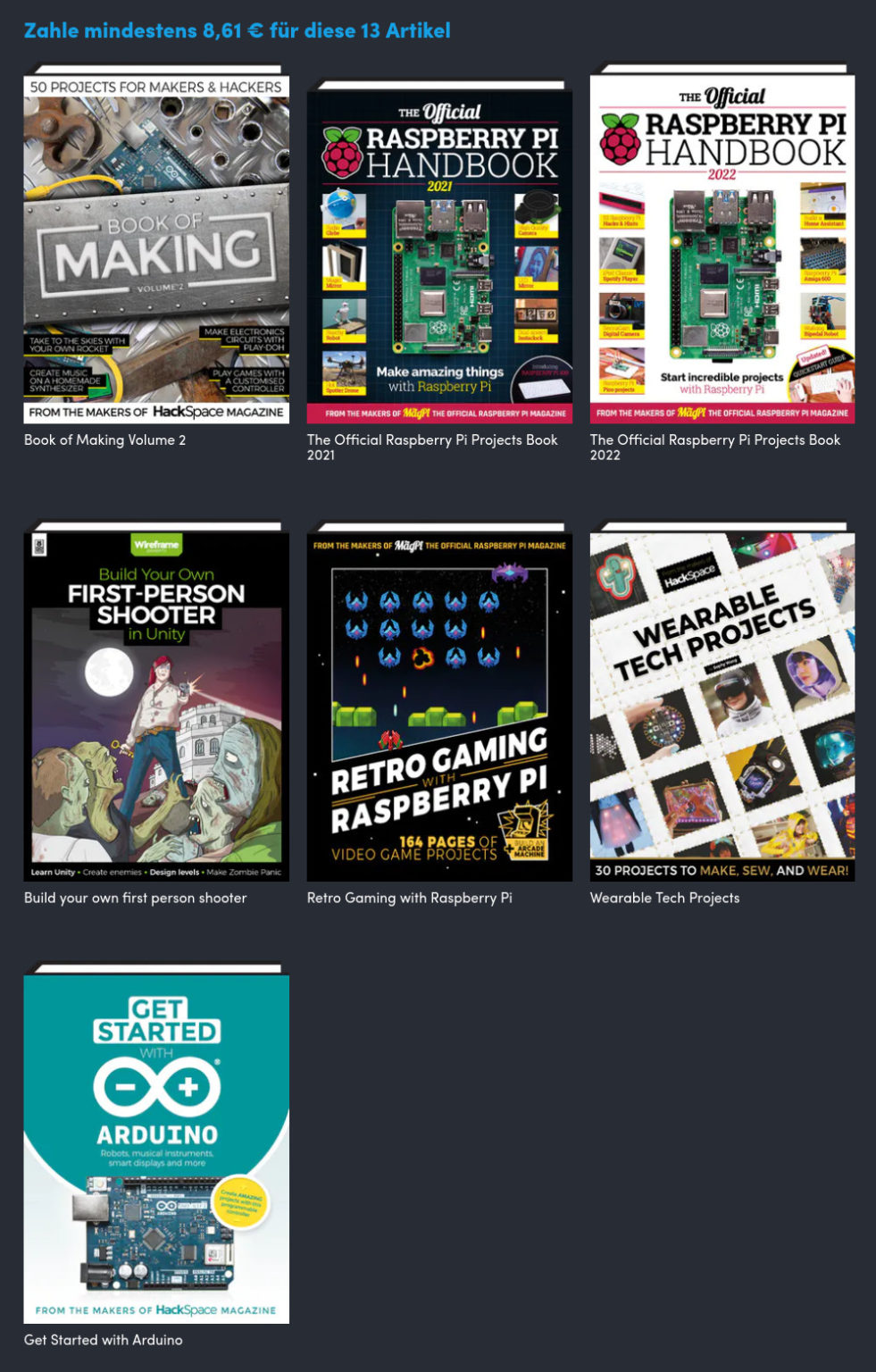 Raspberry Pi Uncut: Buch-Bundle von der Pi Foundation – Schnäppchen