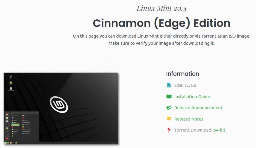 Edge ISO für Linux Mint 20.3 ist verfügbar – mit Kernel 5.13