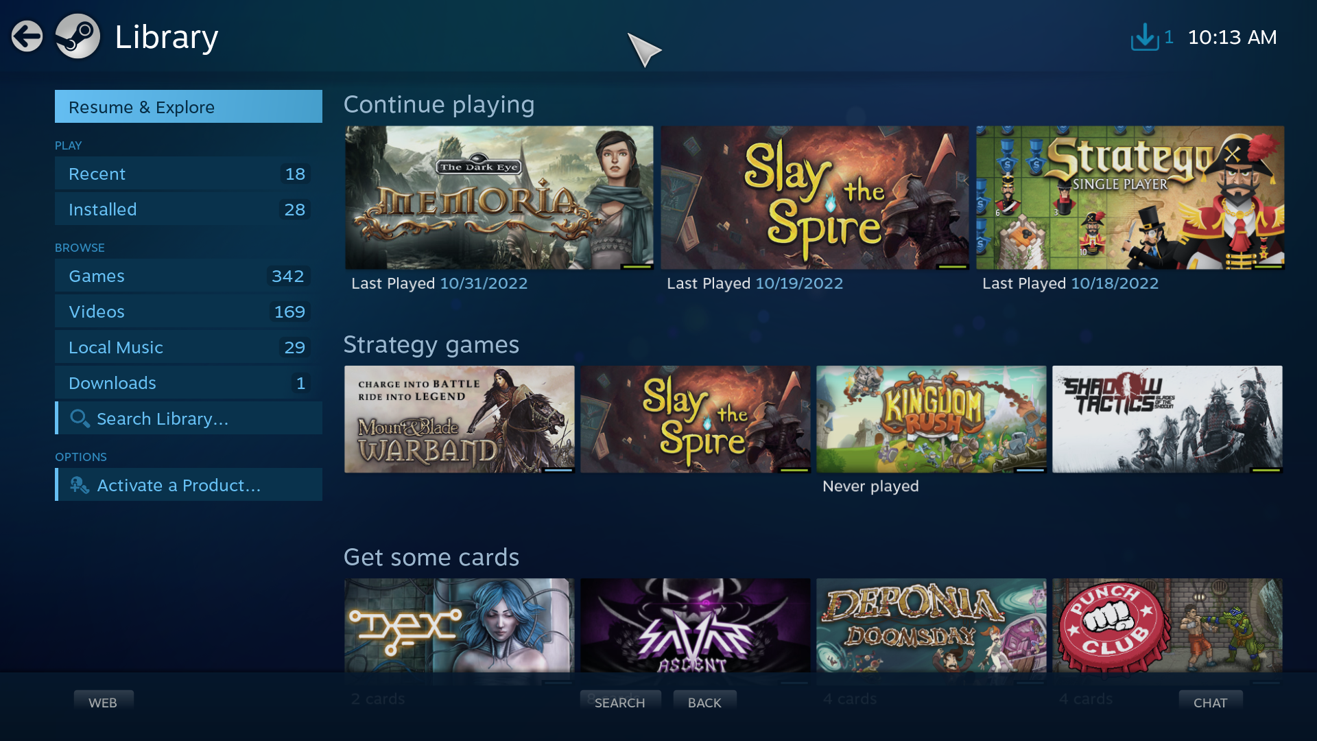 Update für Steam Client mit neuem Big-Picture-Modus
