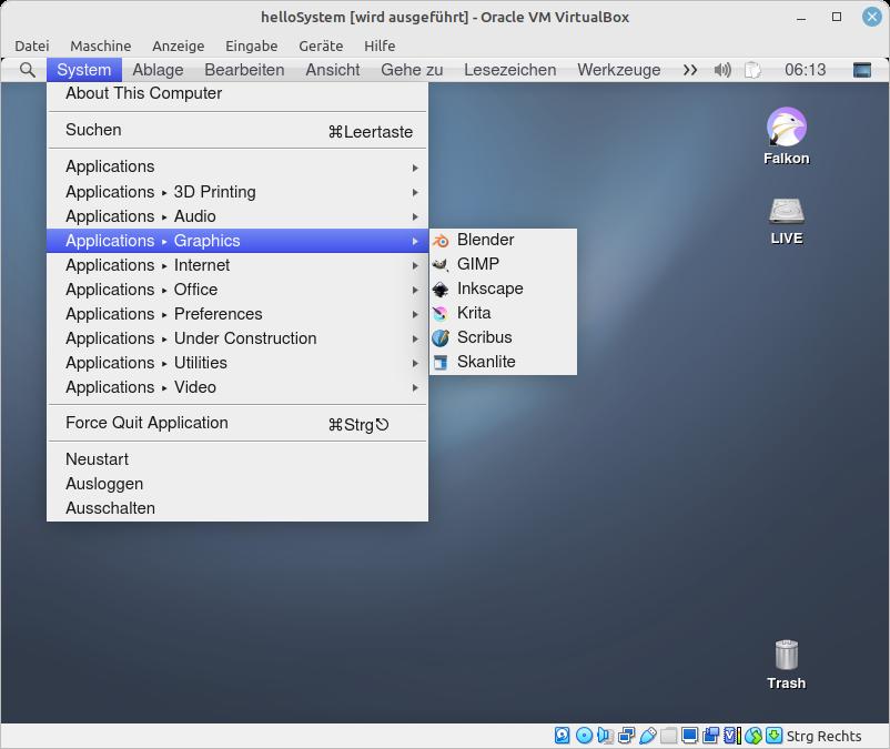 helloSystem 0.8 – FreeBSD im macOS Look