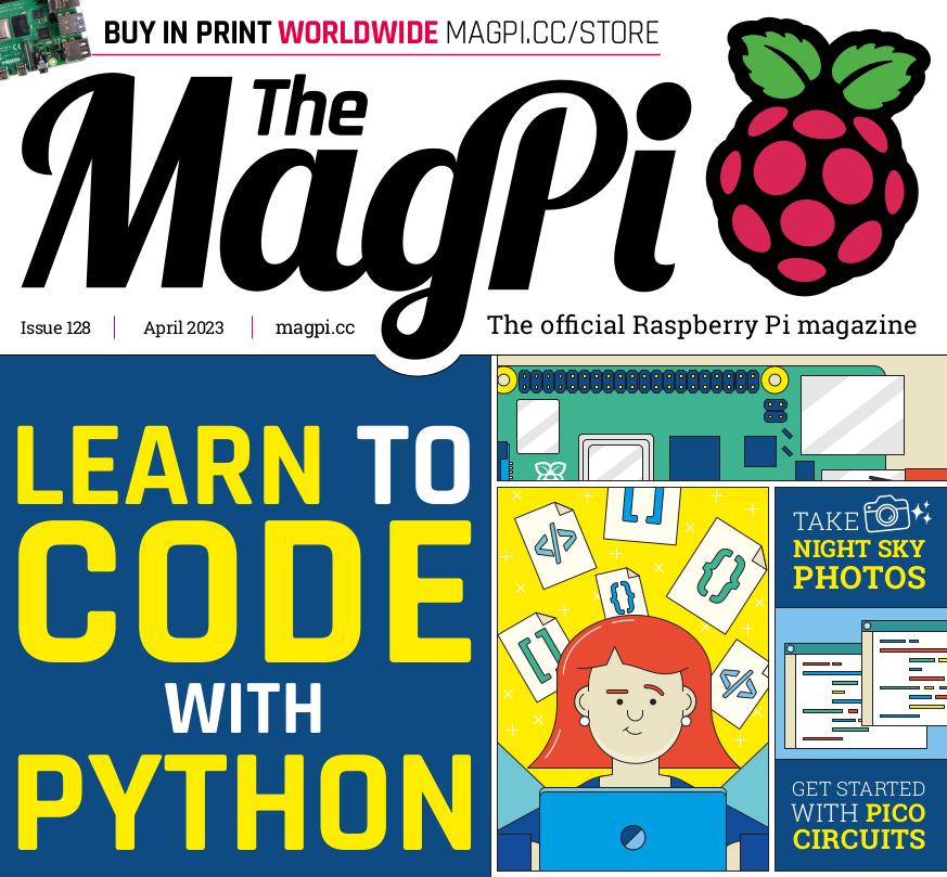 MagPi 128 ist verfügbar – Lerne Programmieren mit Python