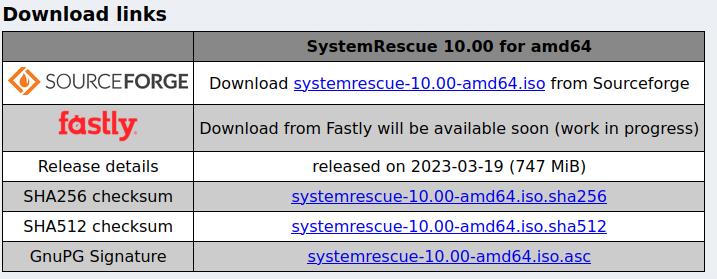 SystemRescue 10.00 ist verfügbar