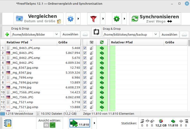 FreeFileSync – nützliches Sync-Tool (Linux, Windows, macOS)