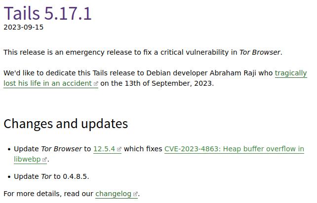 Tails 5.17.1 – Notfallversion