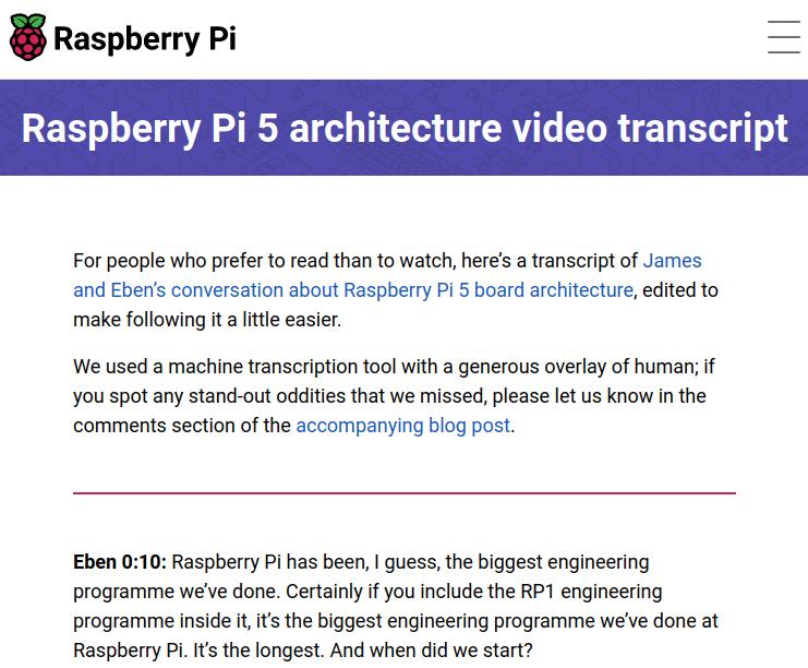 James Adams und Eben Upton zum Raspberry Pi 5